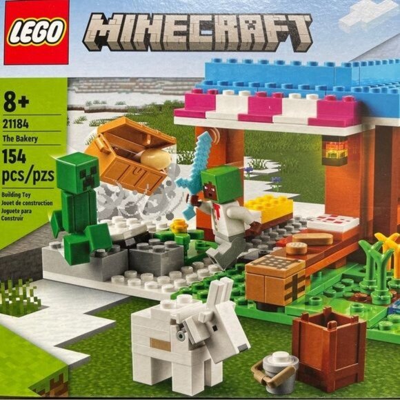 Lego | Toys | Lego Minecraft 2184 Bakery Building Set Goat Snow ...